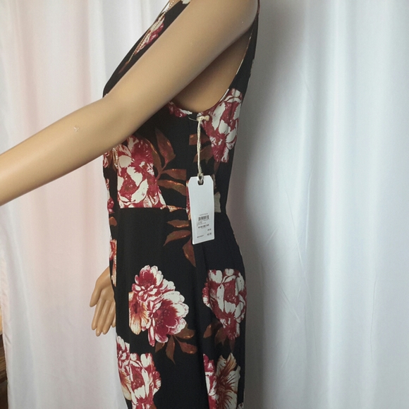 Leith | Dresses | Nwt Leith Floral Print Sleeveless Dress Size S | Poshmark